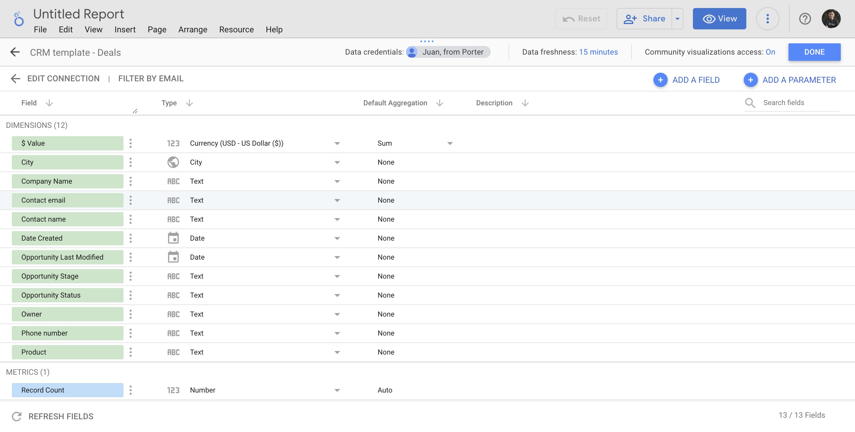 Connect Google Sheets to Looker Studio