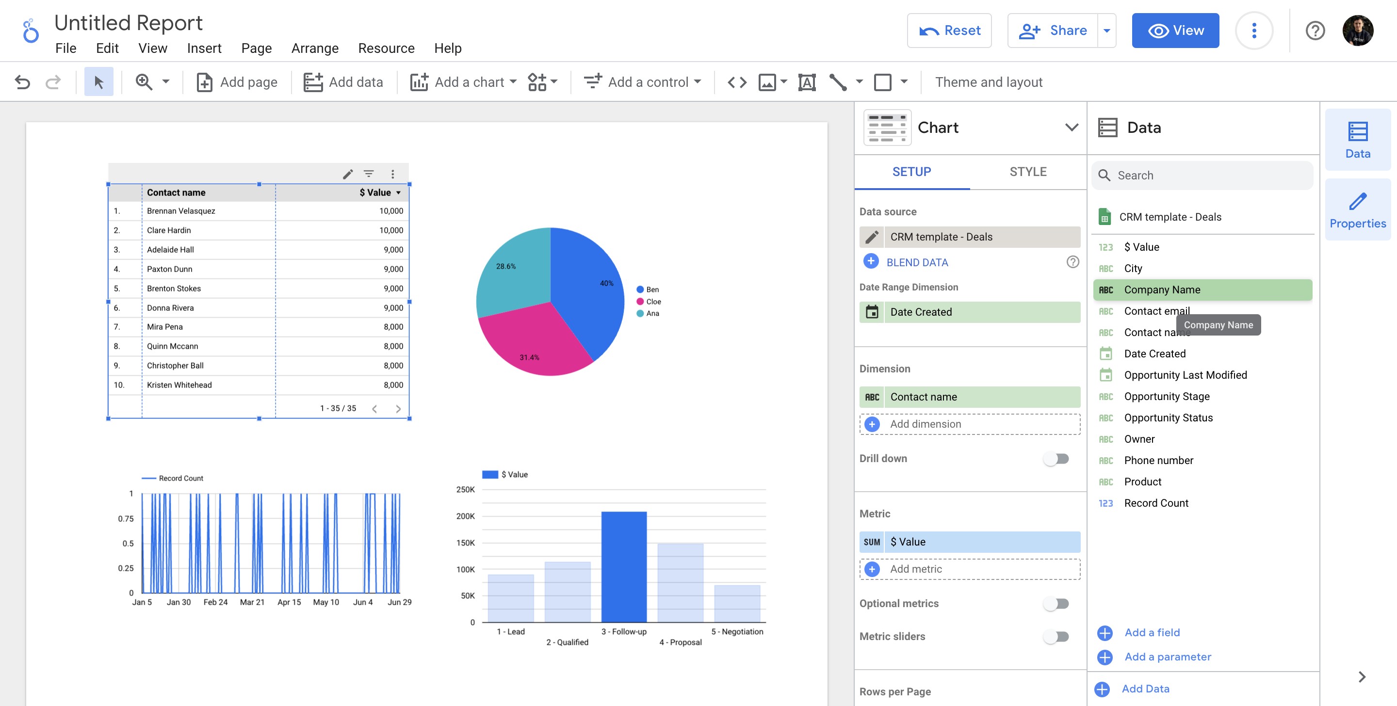 Connect Google Sheets to Looker Studio